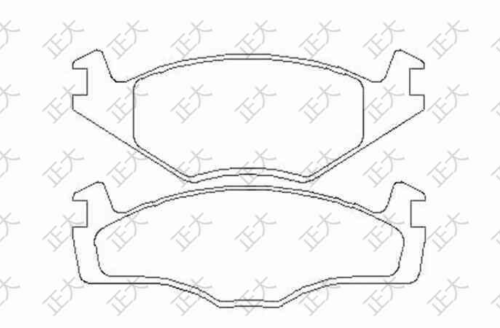 폭스 바겐 제타 D280의 브레이크 패드, Bossgoo.com의 고품질 폭스 바겐 제타 D280의 브레이크 패드
