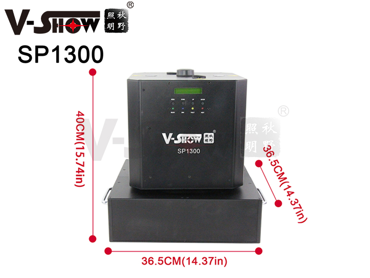Vshow Sp1300 Cold Fire Machine 1300w - Dual Outlet Spark Machine For ...