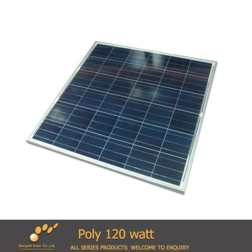 Poly Crystalline Silicon Solar Pv Module 120wp, High Quality Poly ...