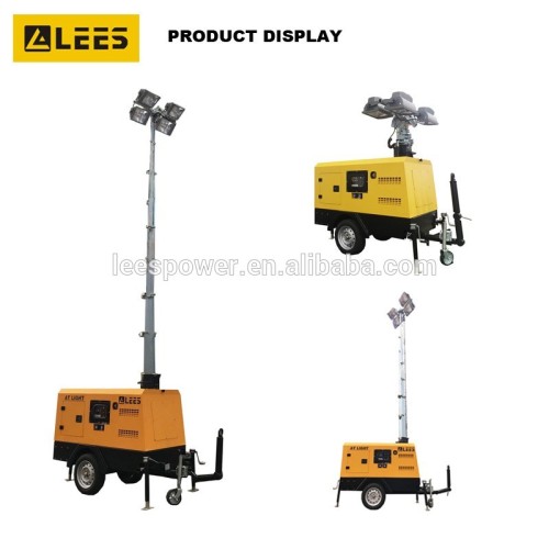 9kva Industrial Tower Light Diesel Tower Construction Light Tower ...