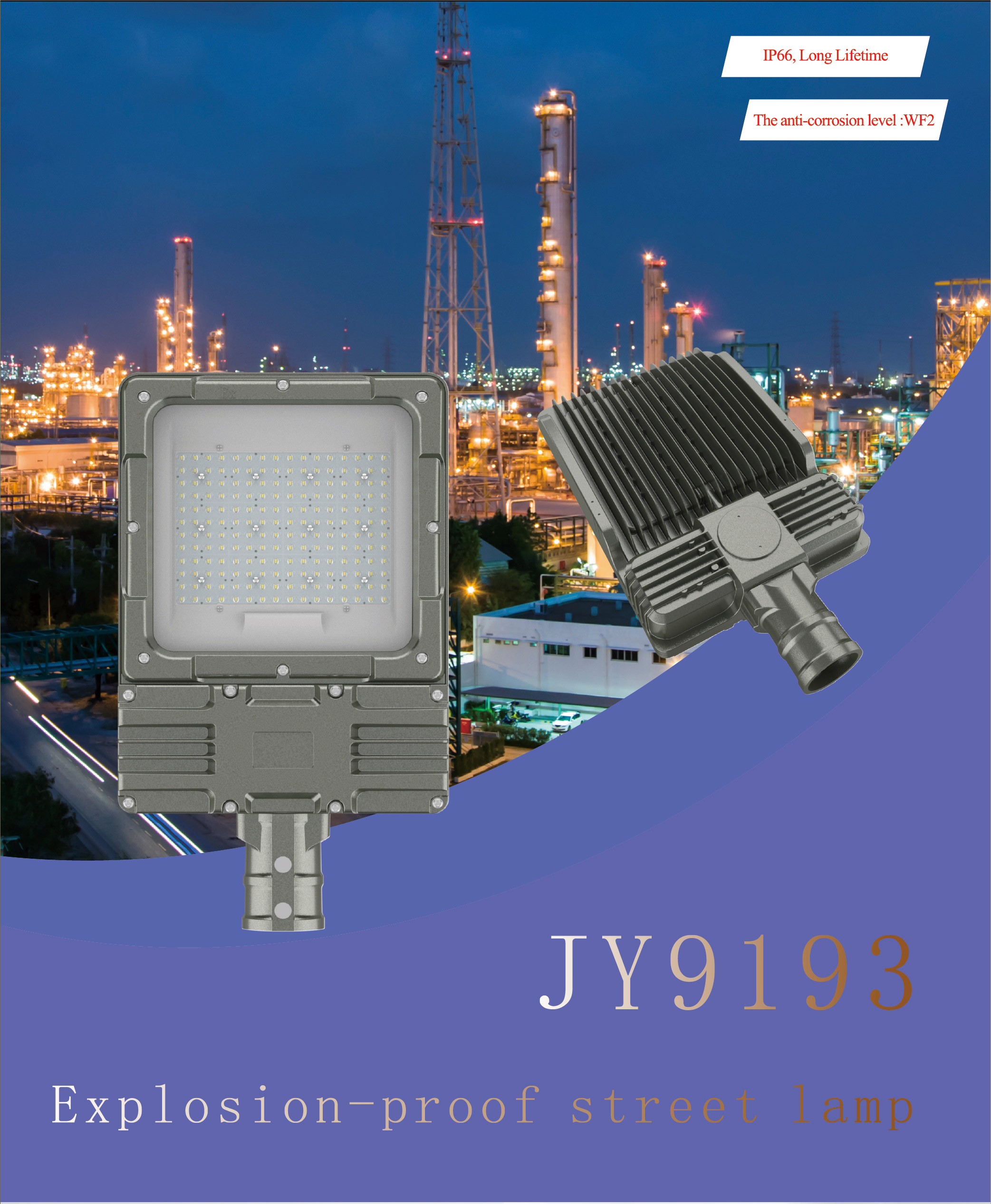 100w Ip66 Wf2 Led Street Lamp: Explosion-proof Lighting Solutions For ...