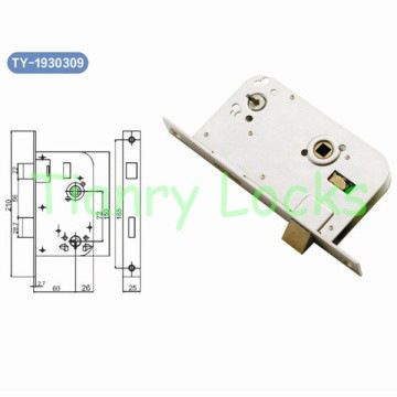 Steel Door Lock With Backset 60mm, High Quality Steel Door Lock With ...