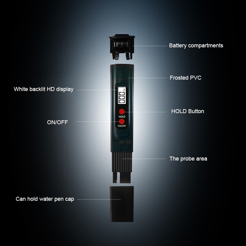 2020 New Design Tds Meter With Backlight Ppm Meter Hold, High Quality ...