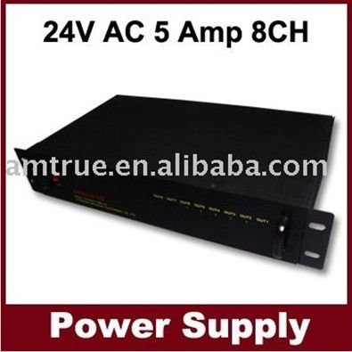 Rack Mount Power Supply,ac24v 5amp 8channel Cctv 2u Rack Mount Power ...