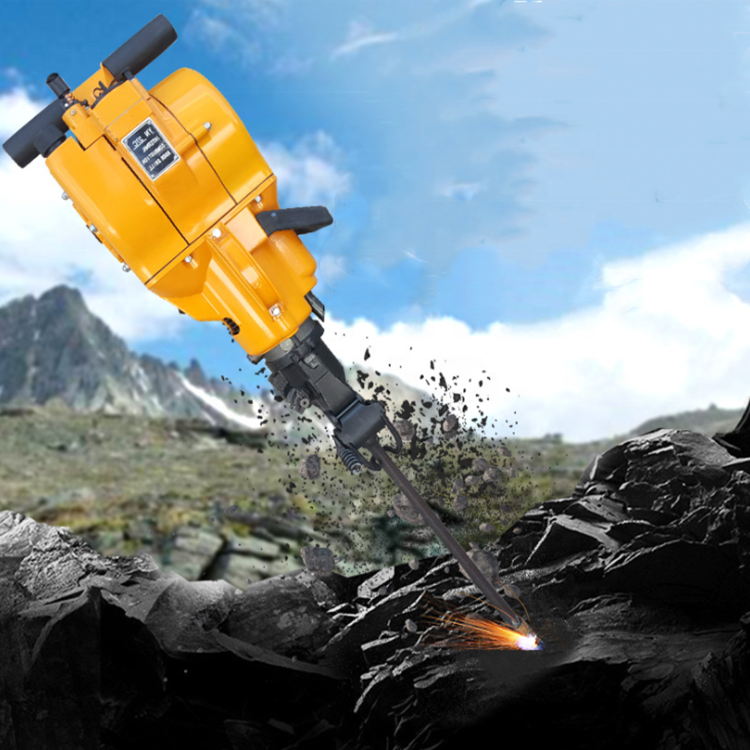 Yn27c Portable Rock Drilling Machine: Internal Combustion Breaker ...