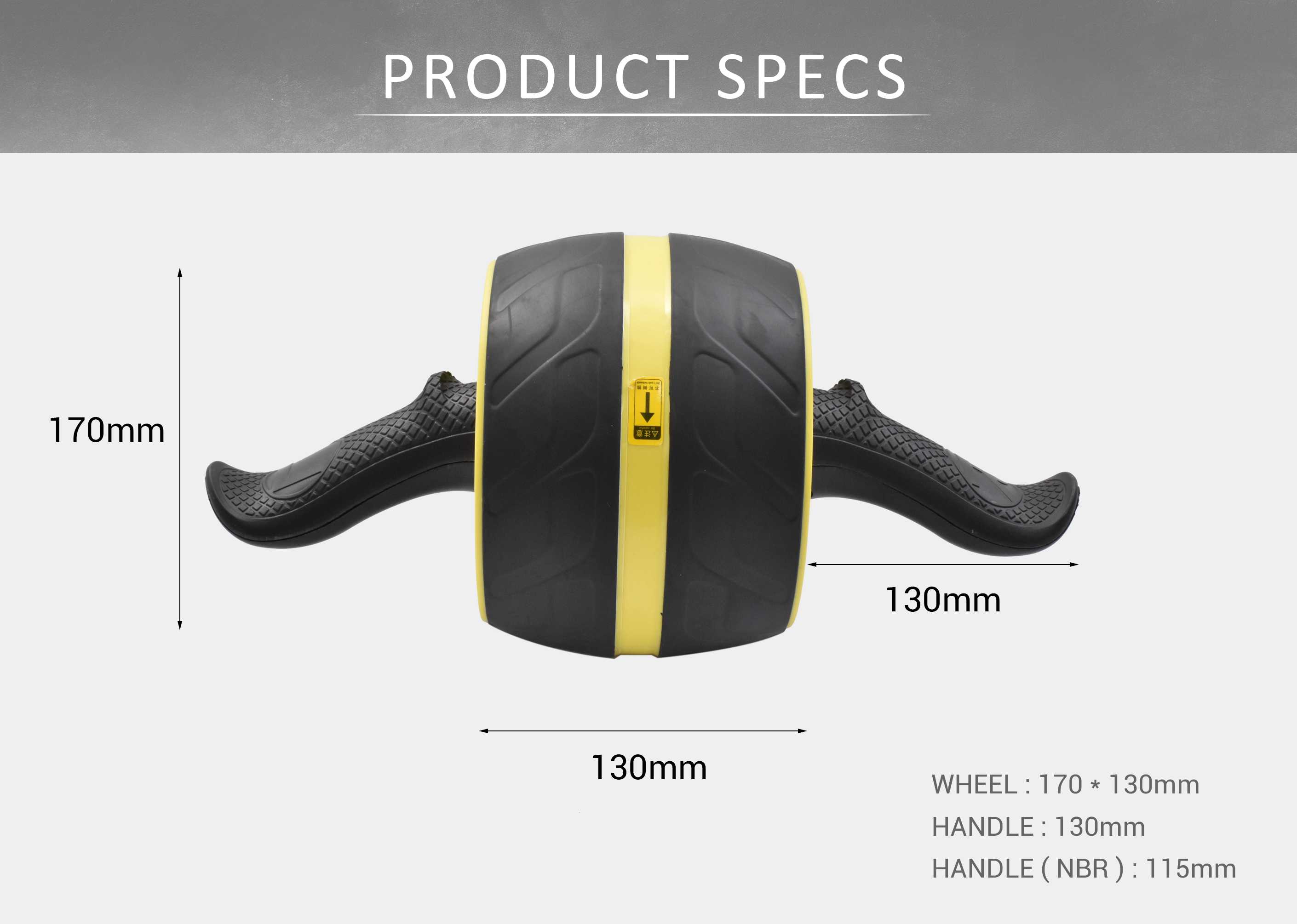 Resilient Rubber-coated Large Ab Wheel, High Quality Resilient Rubber ...