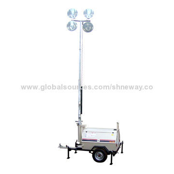 Mobile Light Tower, Klt-8000, 4*1000w Manual Outriggers, High Quality Mobile Light Tower, Klt ...