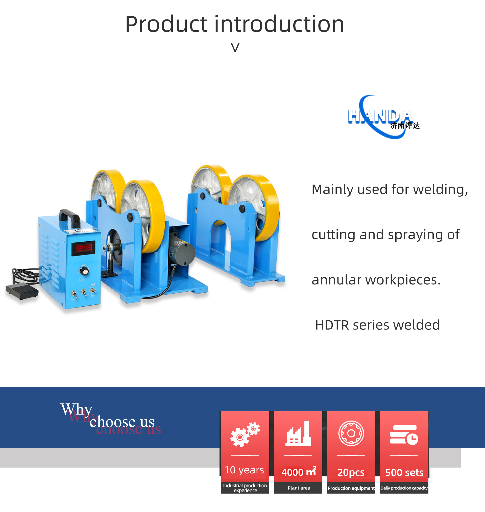 1 Ton Welding Rotator For Pipes: 20-800mm Turning Rolls, High Quality 1 ...