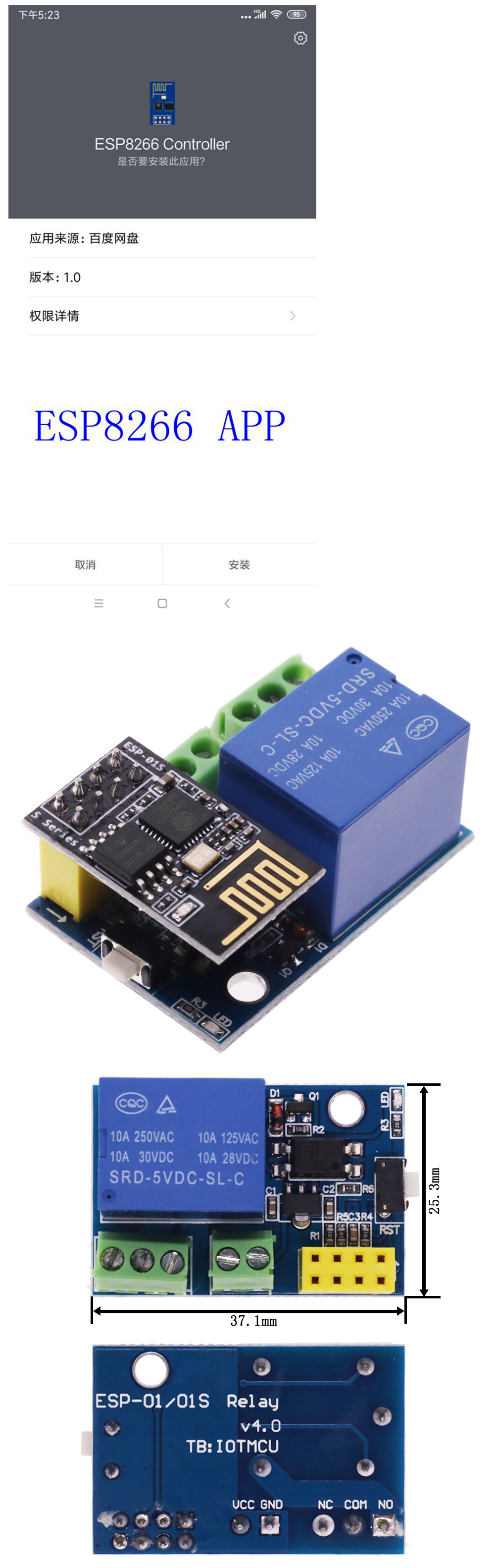 Smart Home Wifi Control: Esp8266 Relay Module With Sensors And Rgb Led ...