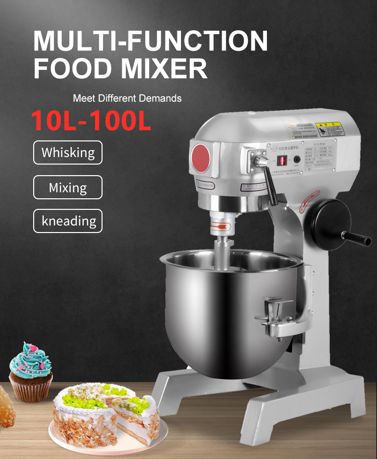100l Powerful Dual Planetary Mixer For Industries And Bakery Machines ...