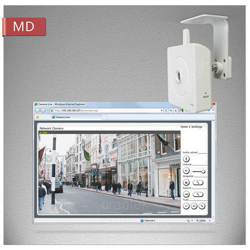 Poe Home Alarm Ip Camera , Indoor Surveillance Internet Security Camera ...