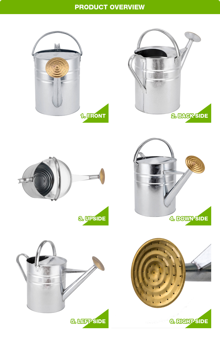 10 Litre Galvanized Watering Can, High Quality 10 Litre Galvanized ...