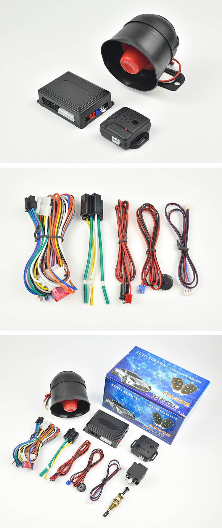 Universal One Way Anti-hijacking Car Alarm System For South American ...