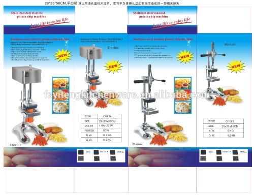 Manual Stainless Steel Potato Chips Cutting Machine High Quality