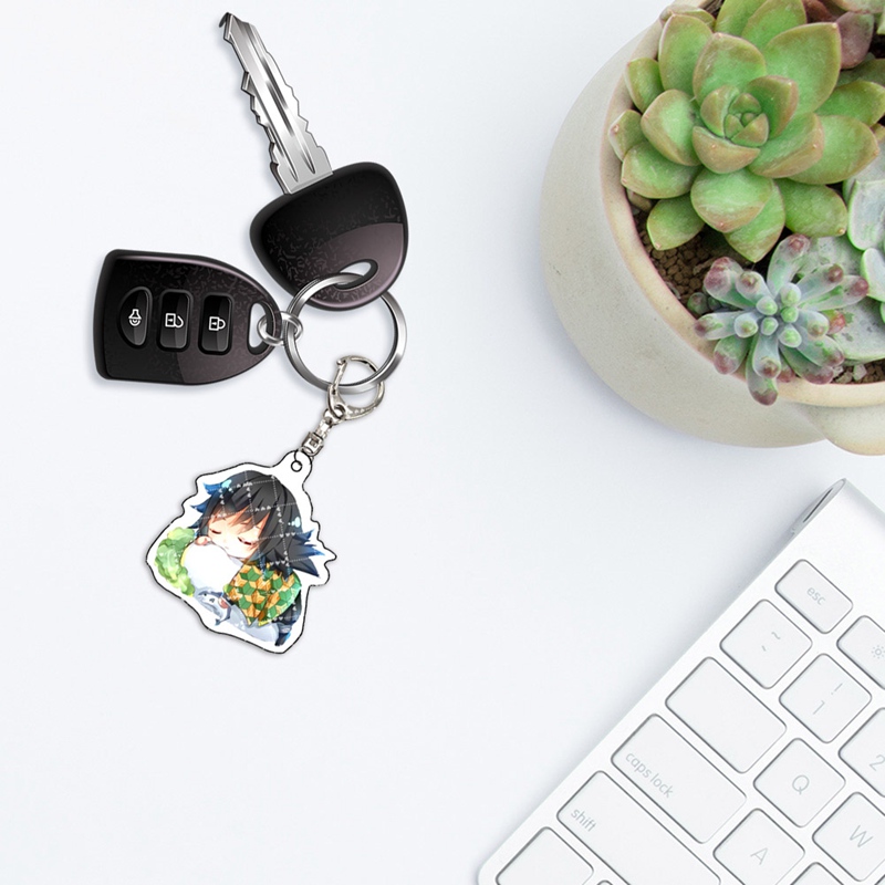 Anime Demon Slayer: Kimetsu No Yaiba Key Chains Keychain Cosplay ...