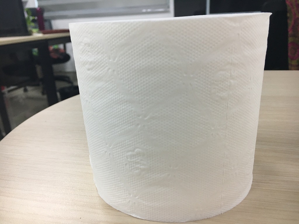 Coreless Embossing Toilet Tissue Paper Roll, High Quality Coreless ...
