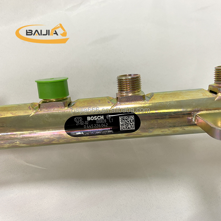 Genuine New Pc200-8 Common Rail Assy And 6d107 Fuel Manifold Assy, High ...