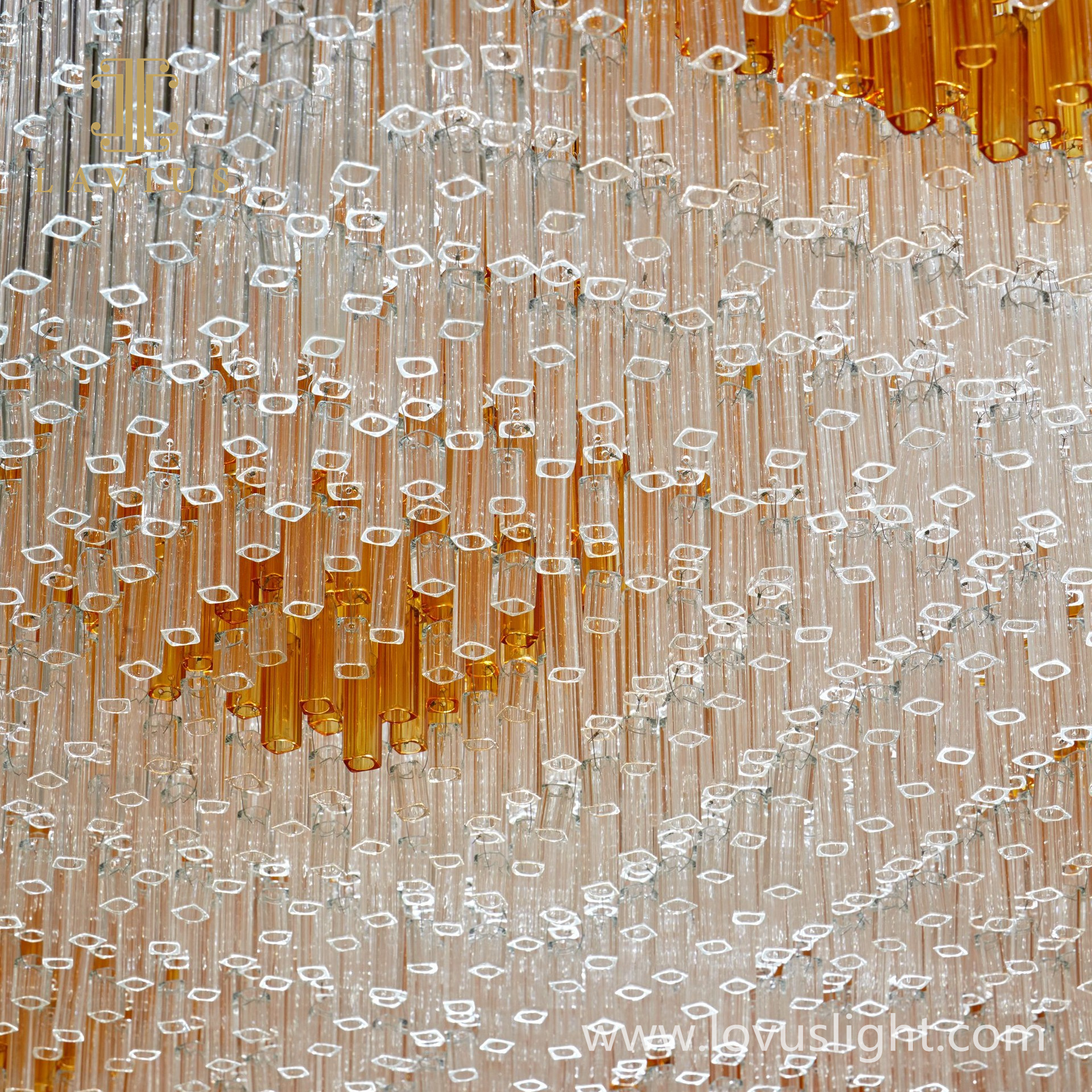 Cuboid Golden Yellow Conference Hall Chandelier Hall Chandelier 크리에이티브 ...