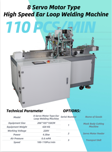 8 Servo Motor Ear Loop Welding Machine, High Quality 8 Servo Motor Ear Loop Welding Machine on ...
