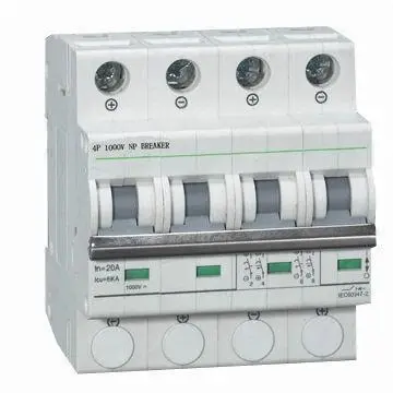 4p Non-polarized Dc Circuit Breaker With 1,000v Rated Insulation ...