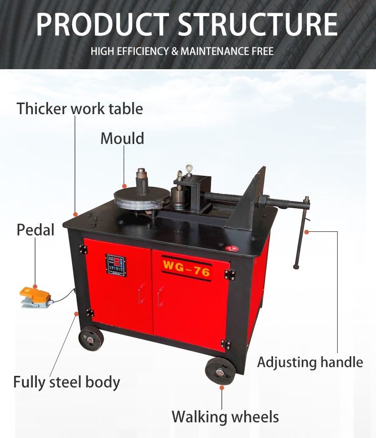 Stainless Steel Tube Bending Machine For Reinforced Concrete Pipes ...