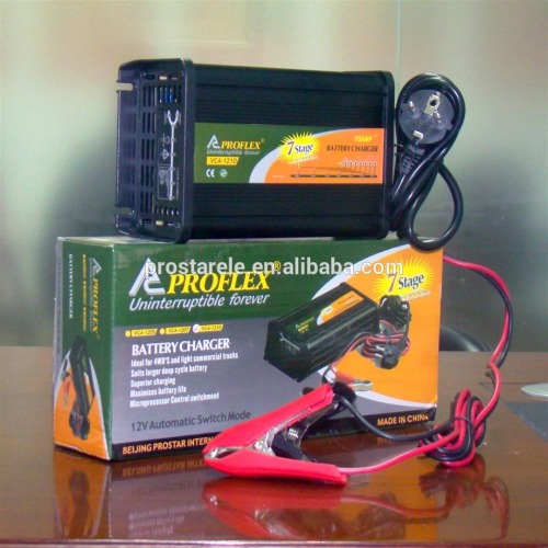 7 Stage 12v 10a High Frequency Smart Lead Acid 220v Battery Charger ...