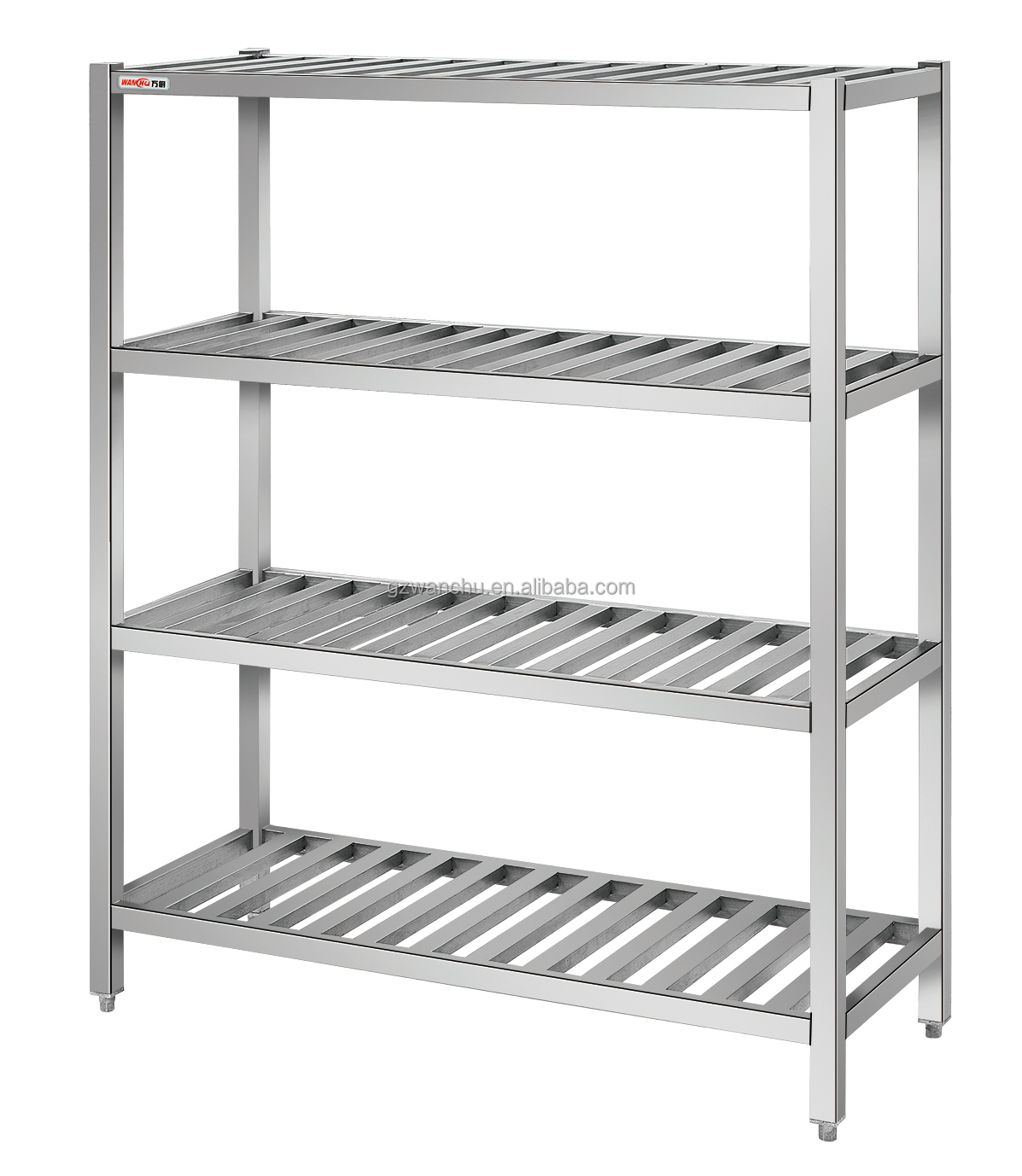Five Tier Stainless Steel Kitchen Rack Shelf - Commercial Kitchen ...