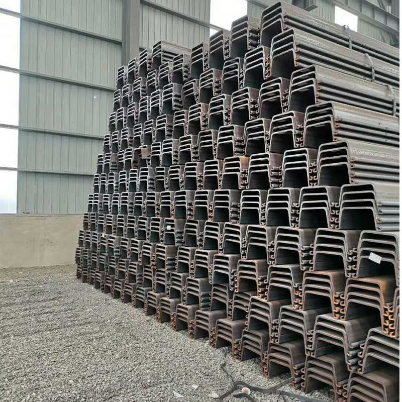 U Type Steel Sheet Pile 400*100 Sheet Piling, High Quality U Type Steel ...