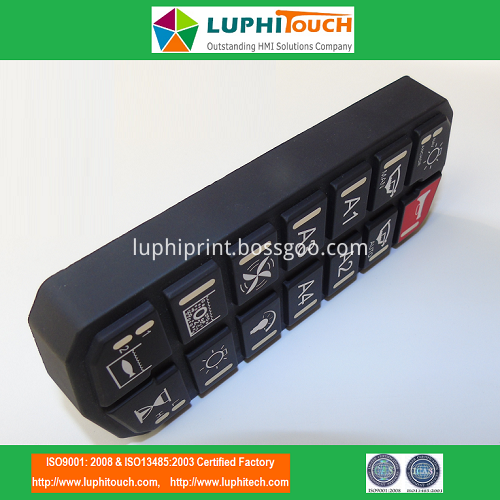 Nautique Boats Laser Etching Backlight Silicone Keyboard, High Quality ...