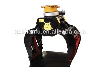 Excavator Rotating Hydraulic Grab For 5t Machinery, High Quality ...