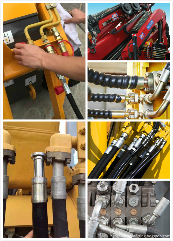 High Pressure Braided Line Bspp Hydraulic Fittings, Bossgoo.com의 고품질 ...