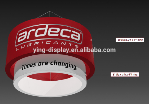 8ft Foldable Curved Hanging Signs With Graphic, High Quality 8ft ...