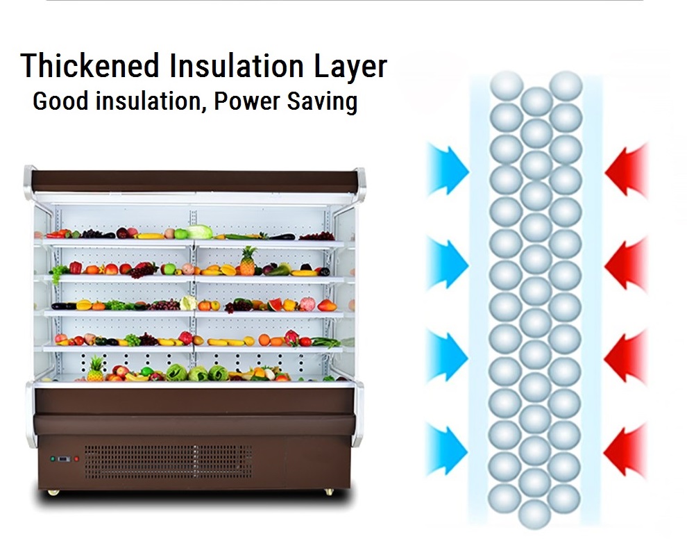 Lecon Commercial Vegetable Refrigerator For Supermarkets, High Quality ...