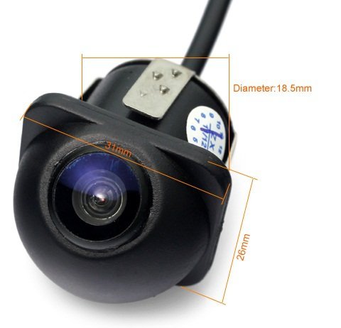 Mini Safety Waterproof Vehicle Rear View Back Up Cameras With Video ...