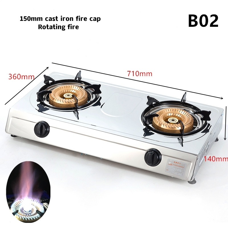 Table Top Gas Stove With Double Burners, High Quality Table Top Gas ...
