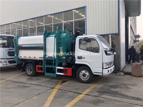 Side Loading Restaurant Waste Refuse Collection Truck, High Quality ...