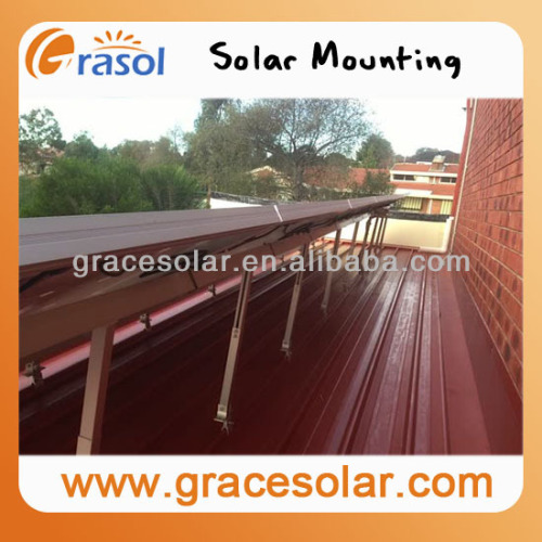 Flat Roof Solar Panel Mounting, Flat Roof Mounting Structure, Flat Roof ...