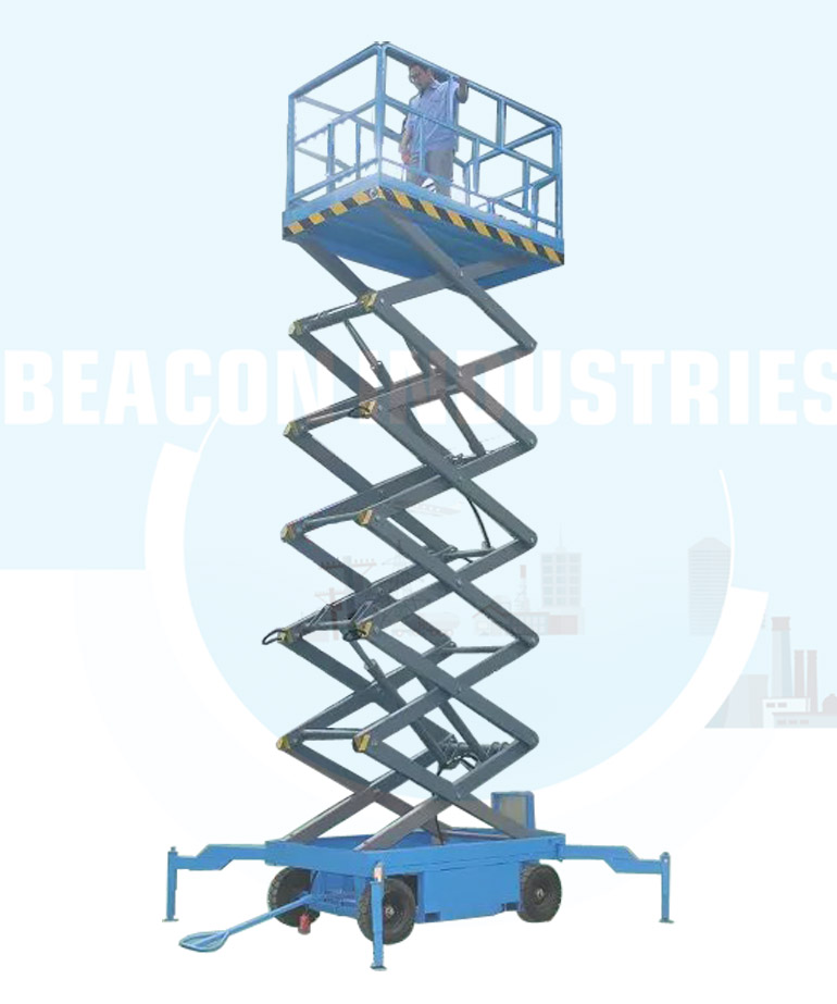 Compact 500kg Hydraulic Scissor Lift For Painting, High Quality Compact ...