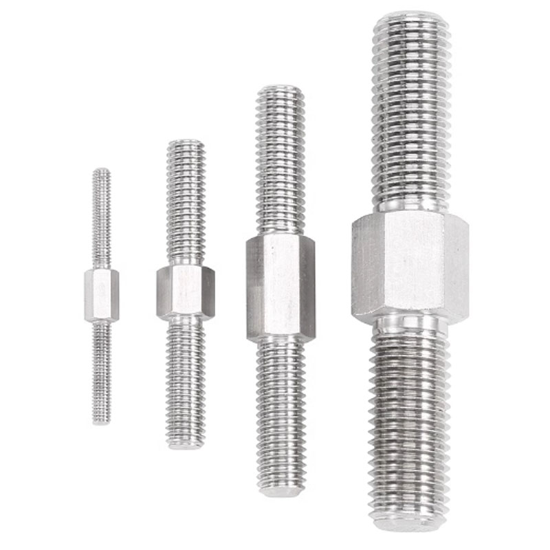 Stainless Steel Double-headed Bolts, Galvanized Full Tooth Bolts For ...