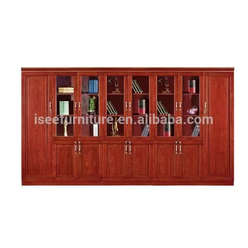 Mdf Board Furniture Wooden Filing Cabinet With Walnut Color If013, High ...