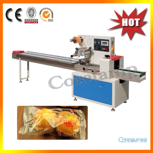 Horizontal Flow Muffin Wrapping Machine, High Quality Horizontal Flow ...