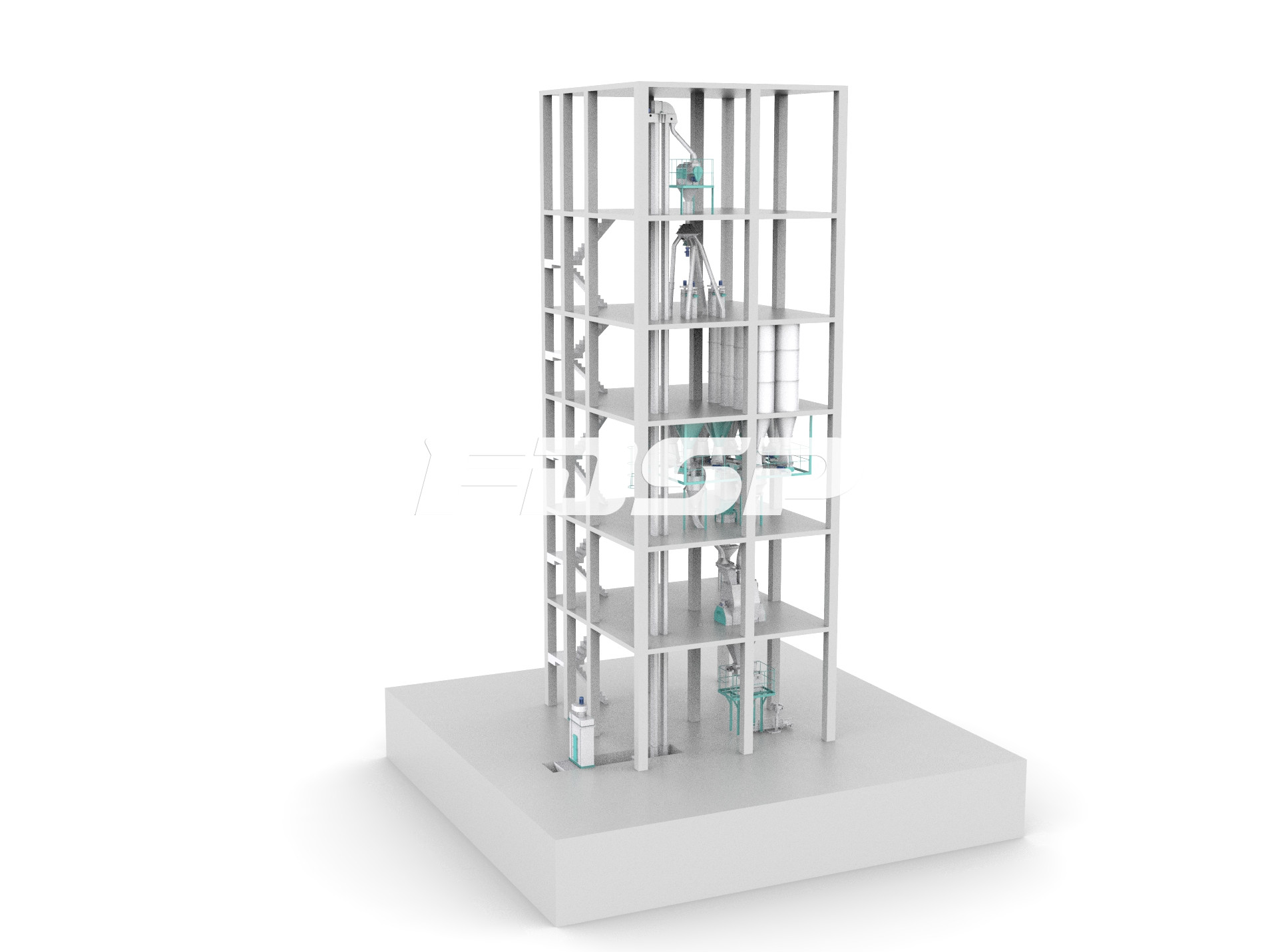 Feed Set Sfyh1000 Automatic Premix Feed Process Plant, High Quality ...