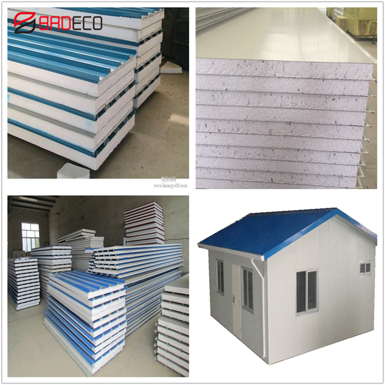 Chemical Resistance Insulation Wall And Roof Eps Sandwich Panel, High ...