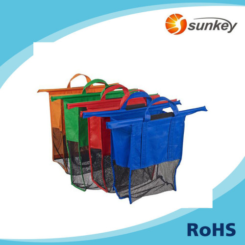 4 Reusable Supermarket Shopping Trolley Bags/ Packing Sorted Trolley ...