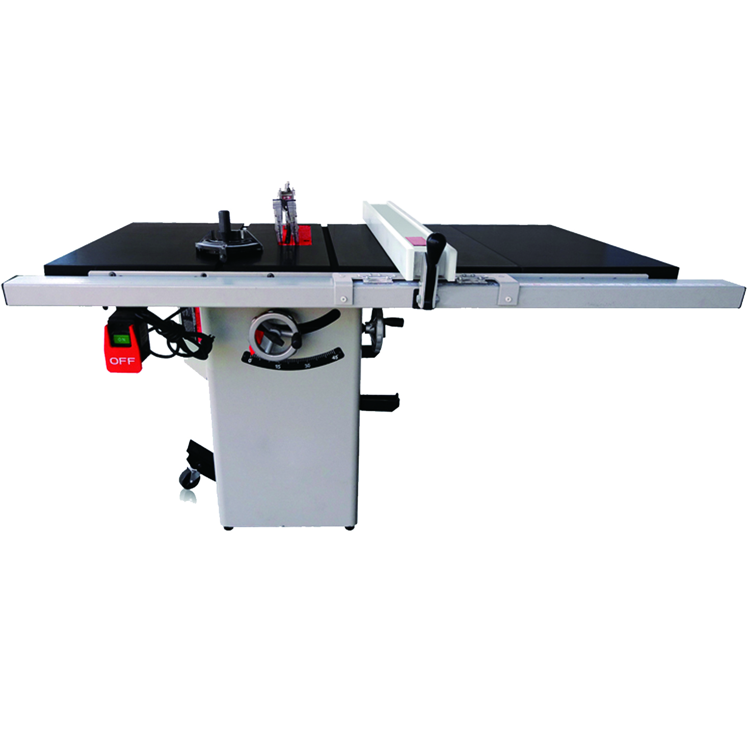 10\" Cast Iron Cabinet Saw With Riving Knife, 30\" Rail & Fence System ...