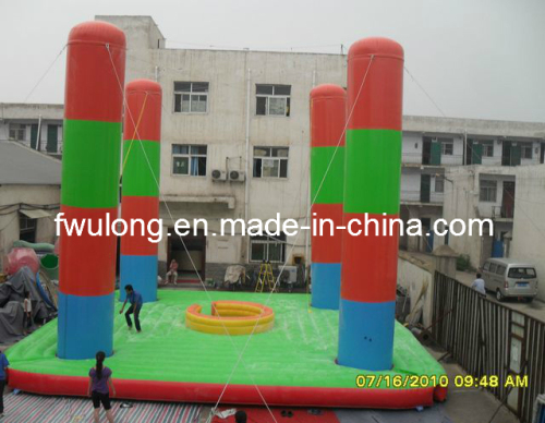 2012 Exciting Three Pillars Inflatable Bungee Jumping, High Quality ...