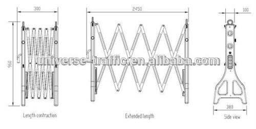 Expandable Safety Barrier/ Safety Barrier/special Design Barrier, High ...