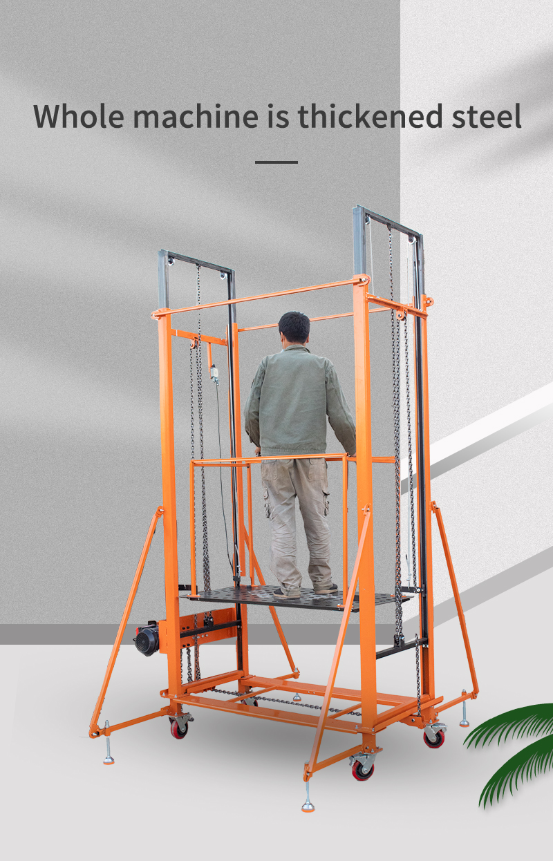 Electric Lifting Ladder Scaffolding For Construction (2-5 Meters), High ...