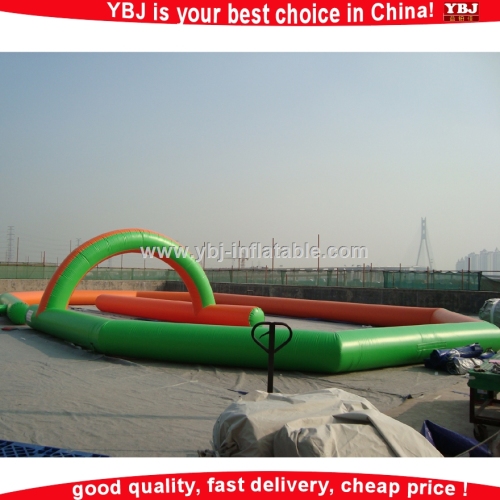 Customized Size Inflatable Go Kart Track Inflatable Race Track ...
