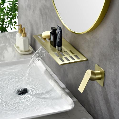 Waterfall Single Handle Wall Mounted Ce Brass Faucet, High Quality ...